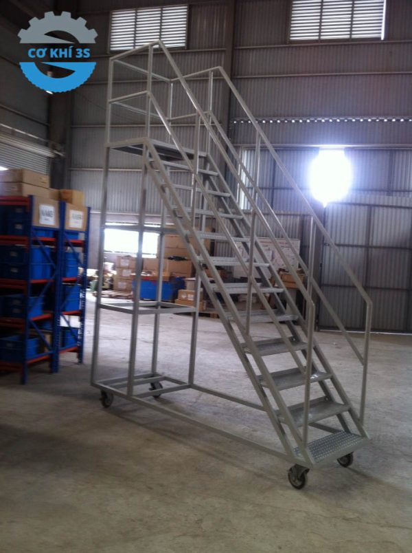 Dự án xe thang - khung di động - Xe thang di động, thang có bánh xe 2025